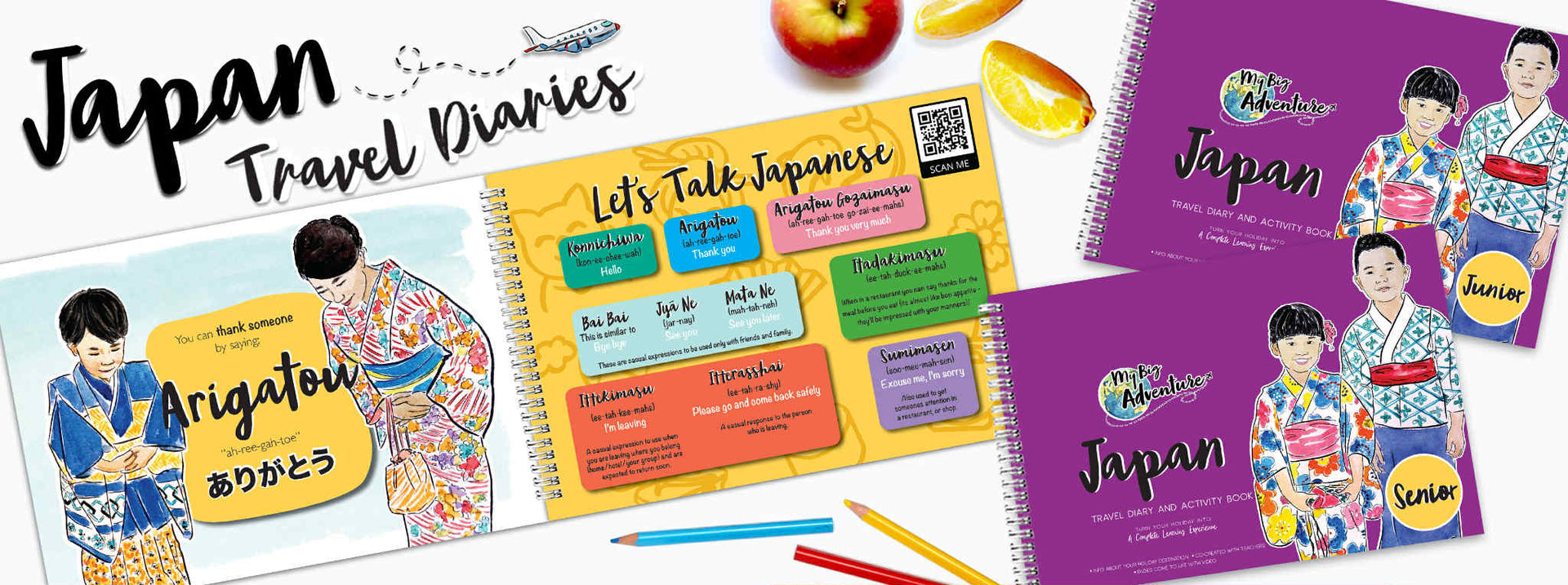 Japan Travel Diary & Activity Books – My Big Adventure