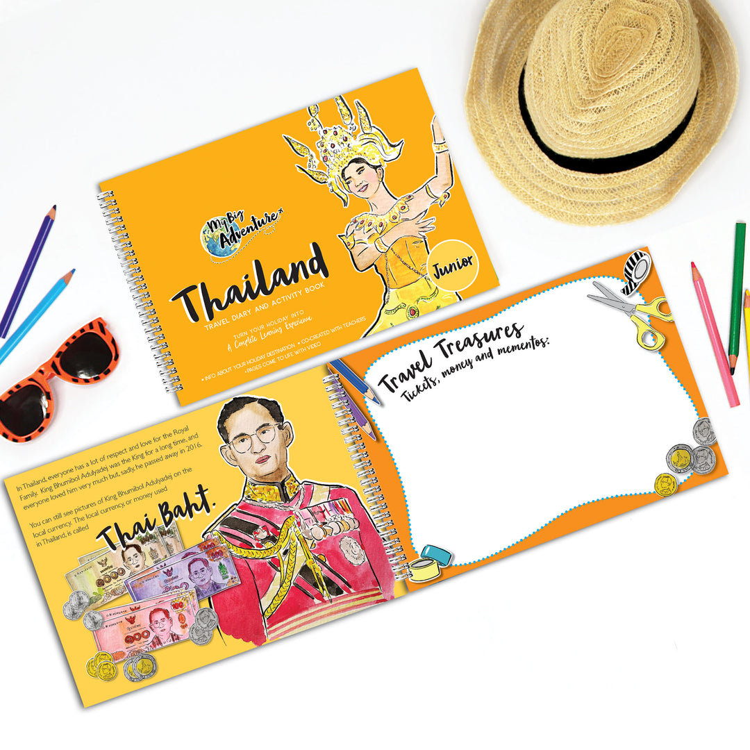 Thailand Travel Diary & Activity Books Junior Edition - My Big ...