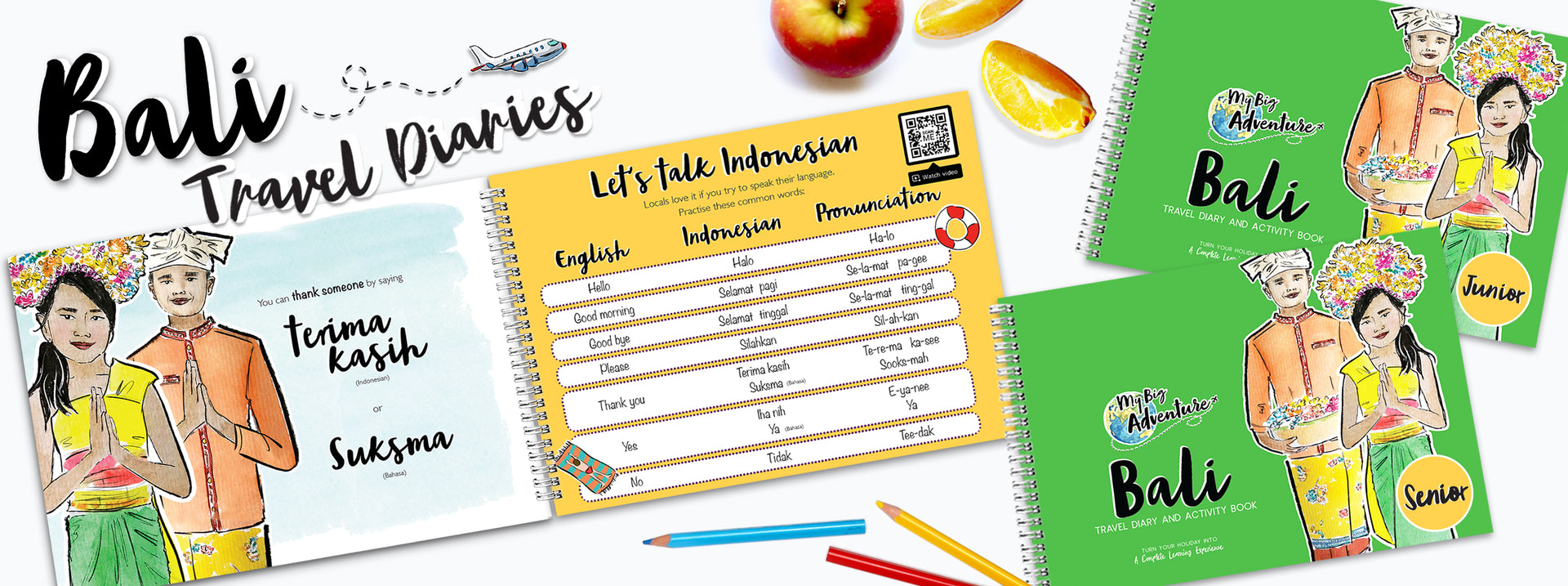 Bali Kids Travel Diaries & Activity Books – My Big Adventure