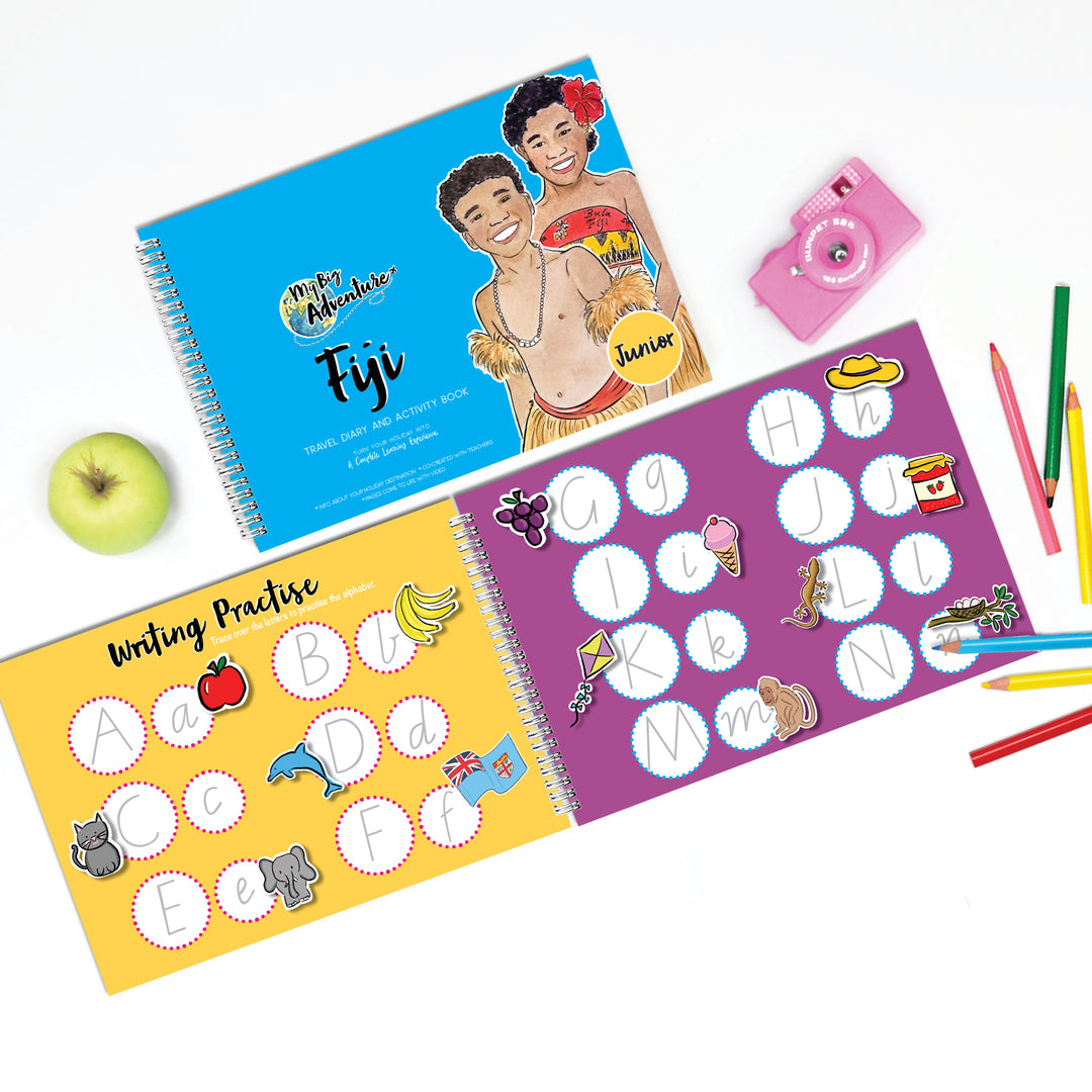 Fiji Travel Diary & Activity Books Junior Edition - My Big Adventure ...